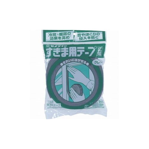 【商品スペック】■特長・広巾タイプのすきまテープです。■用途・引戸、ドア、エアコン取付部のすきまからの風、騒音、ほこりなどの防止。■仕様・色：グレー・幅(mm)：30・長さ(m)：4・厚さ(mm)：10■仕様2・厚さ：10mm、巾：30mm...