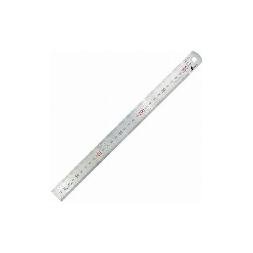【商品スペック】■特長・細幅で薄いスケールです。■用途・各種計測等に。■仕様・全長(mm)：300・幅(mm)：25・呼び寸法(mm)：300■仕様2■材質／仕上■セット内容／付属品■注意【代引きについて】こちらの商品は、代引きでの出荷は受...