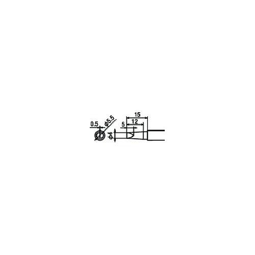 【商品スペック】■特長■用途■仕様・品名：替えこて先・適合機種：PX-201・こて先幅(mm)：4・コテ先径(mm)：φ5.5mm・先端形状：D型■仕様2・グット　替こて先4D型PX2／SVS用■材質／仕上■セット内容／付属品■注意【代引き...