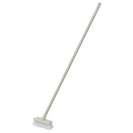 【商品スペック】特長●隅のゴミを掃きだす台形ヘッドです。●スペア互換性のあるねじ込み式のヘッドで用途に応じたブラシに簡単に交換できます用途仕様●幅(mm)：200●長さ(mm)：1240●全長(mm)：1240仕様2材質／仕上●グリップ：P...