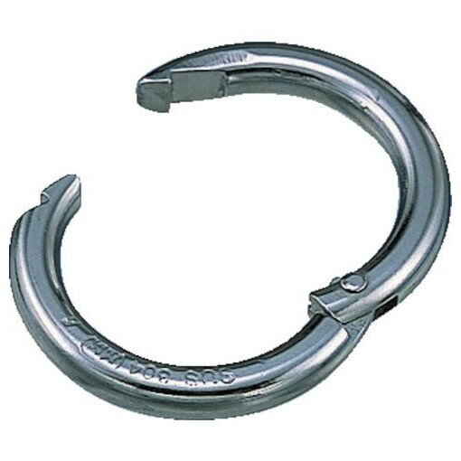 【商品スペック】特長●ハンマーでたたくだけで、手軽にジョイントできます。用途●チェーン・ワイヤー・ロープ等の連結金具として、また端末の金具のジョイントに。仕様●D(mm)：4●L(mm)：20●参考使用荷重(kN)：0.10仕様2材質／仕上...