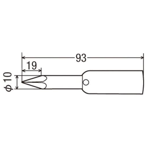 【商品スペック】特長用途仕様●こて先軸径(mm)：10仕様2●BN-100用替えこて先材質／仕上セット内容／付属品注意【代引きについて】こちらの商品は、代引きでの出荷は受け付けておりません。【送料について】北海道、沖縄、離島は別途送料を頂きます。