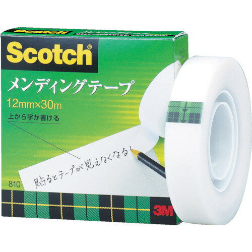 メーカー：スリーエムジャパン【商品特徴】●コピーやスキャンをしても影がでません。●貼るとテープがほとんど見えなくなり上質な仕上げ感です。●テープの上から文字が書けます。●丈夫で変色しにくく、本・辞書などの補修に最適です。●フラットファイル類...