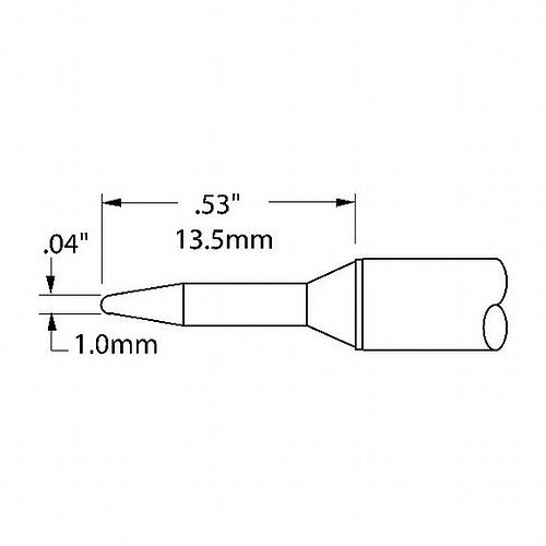 【商品スペック】特長●MX-500S-11/MX-5210用チップカートリッジです。用途仕様●コテ先名称：B型仕様2●413℃　B型　1.0mm x 13.5mm材質/仕上セット内容/付属品注意【代引きについて】こちらの商品は、代引きでの出...