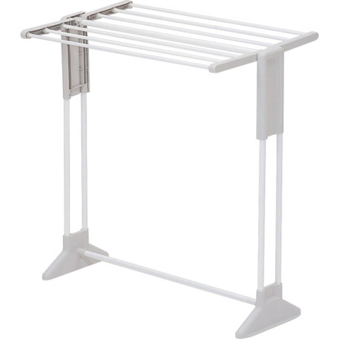 【商品スペック】特長●ねじ・ドライバー不要の簡単組立式タオルハンガーです。●簡単に折りたため、省スペースで収納できます。●バスタオルも十分干すことができます。用途仕様仕様2●タオルハンガー　ホワイト材質／仕上●ポリプロピレン、塩ビ被覆鋼管セ...