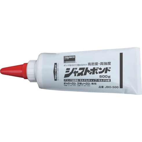 【商品スペック】特長●ジャストコン（TJ30100）、フラットコン（TF30100）の追加用ジャストボンドです。●溶剤不使用、毒性・引火性がありません。用途●Pコン穴埋め作業の時間短縮に。仕様仕様2●ジャストボンド単品材質／仕上セット内容／...