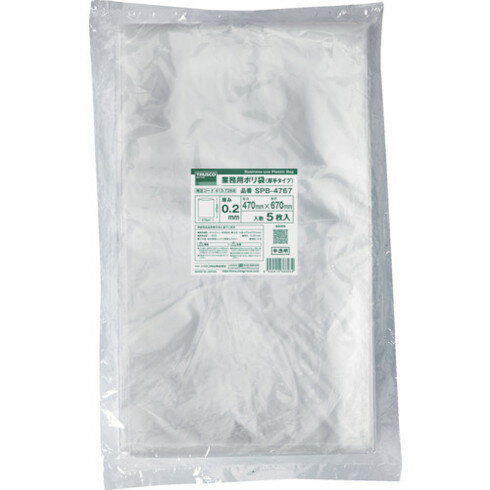 【商品スペック】特長●厚手タイプのポリ袋のため金属を入れても破れにくいです。用途●木材・金属のなどの梱包に。仕様●色：透明●縦(mm)：670●横(mm)：470●厚さ(mm)：0.2仕様2材質／仕上●ポリエチレン（PE)セット内容／付属品...