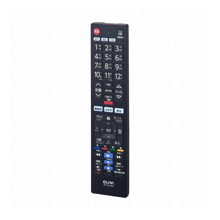 【商品説明】●メーカーコード設定済みだから設定不要ですぐに使える！●日立　Wooo用●上部に加え、中央にも電源ボタンを搭載●純正リモコンに近いボタン構成●スリムで持ちやすく押しやすい形状●軽くて心地よいクリック感のあるボタン。ラバーコーティ...