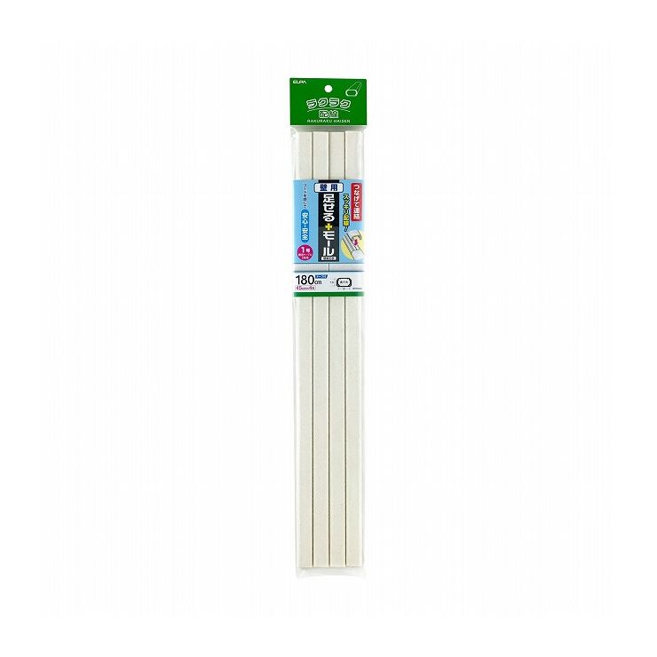 【商品詳細】■全長：180cm（45cm×4本）■テープ付■内寸（mm）：W12×H7.5■1号■カラー：壁紙石目■カバーとベースをずらして連結することで、しっかりつながり、はずれにくくなります。■壁の素材に合わせてモールを選ぶことにより、...