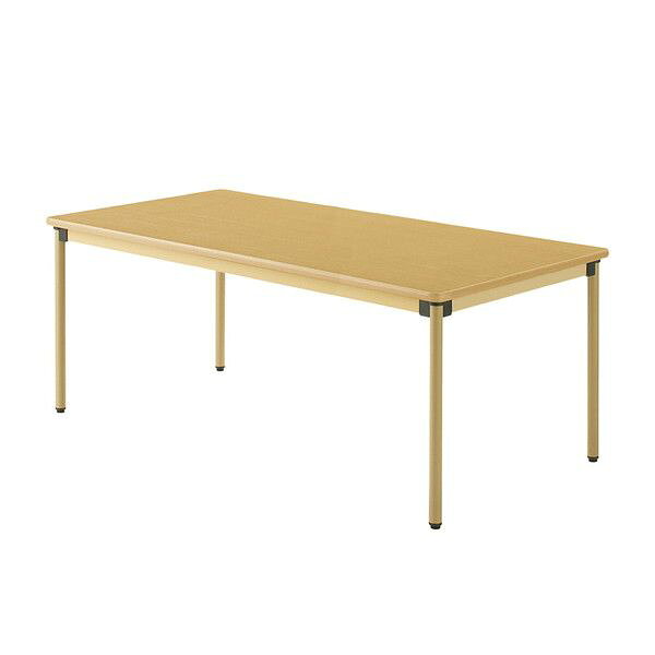 天板:低圧メラミン化粧版(両面)+ソフトエッジ(PVC)　脚:スチール脚(粉体塗装)　W1800D900H700【代引きについて】こちらの商品は、代引きでの出荷は受け付けておりません。【送料について】北海道、沖縄、離島は送料を頂きます。【配...