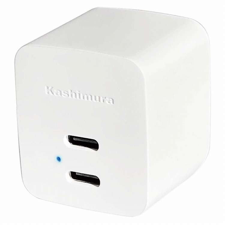 【商品説明】コンパクト&Type-C2ポートの充電器。1ポート最大2.4A合計12W、2台同時充電可能。ACプラグが収納できるコンパクト設計なので持ち運びに便利です。生産国:中国素材・材質:PC、ABS仕様:入力電圧:AC100-240V5...