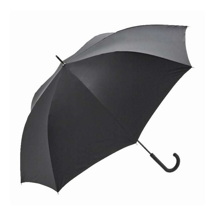 【商品説明】開いた時の反動が優しく、大きさも強さも頼もしいジャンプ傘です。生産国:中国素材・材質:生地:ポリエステル100%、ハンドル:樹脂重量:約480g仕様:【サイズ】※サイズは目安となります。直径:約120cm全長:約96cm親骨:7...