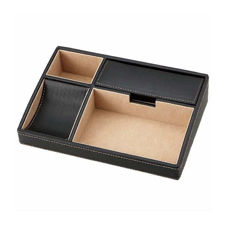 【商品特徴】実用性の高い重宝なラック。携帯電話、時計、メガネや鍵、コインなどを一手に収めておけます。慌ただしい朝も、探し物をすることがグンと減りそうです。【製造者】茶谷産業【箱サイズ（cm）】26×18.5×6.5cm【現品サイズ・内容】2...