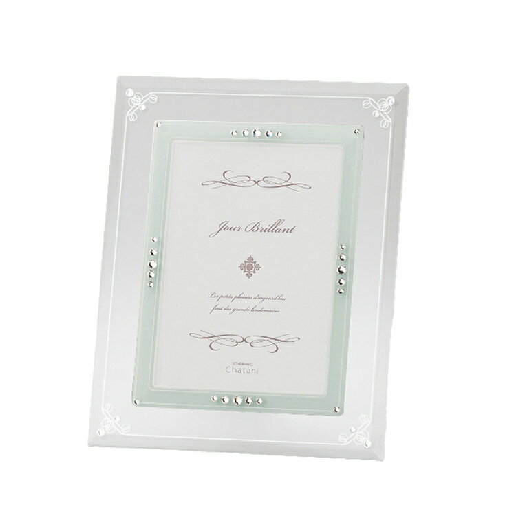 【商品特徴】寄り添うラインストーンがお互いを輝かせる、美しいフォトフレーム。とびっきり輝いた、最も美しい、楽しい瞬間をこのフレームに閉じ込めましょう。【製造者】茶谷産業【箱サイズ（cm）】17×22×3cm【現品サイズ・内容】14.5×18...