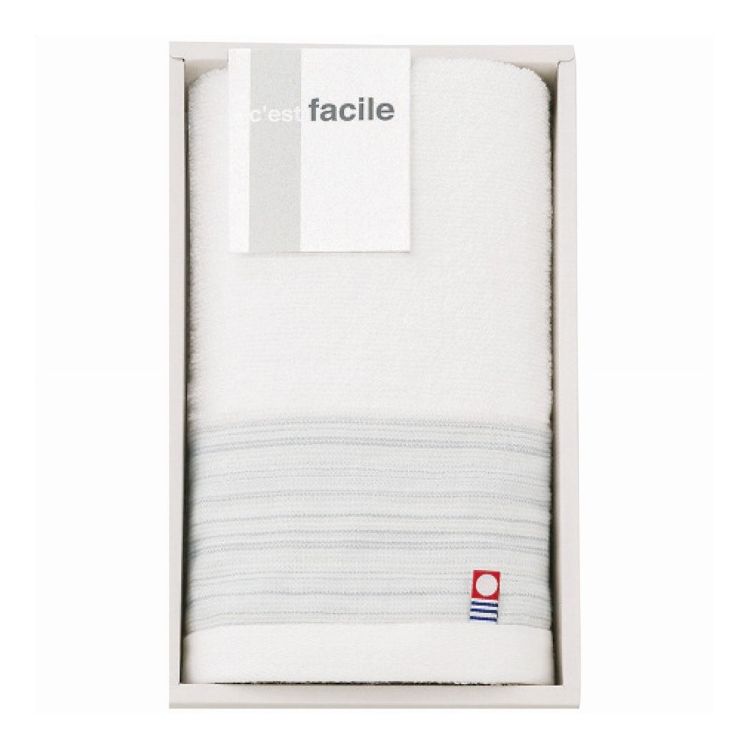 【商品詳細】化学薬品を使わずに精練漂白した人と環境にやさしいエコマーク認証のタオルです。現品サイズ・内容:34×75cmフェイスタオル1枚・綿100％・［日本製］製造国:日本【送料について】北海道、沖縄、離島は送料を頂きます。