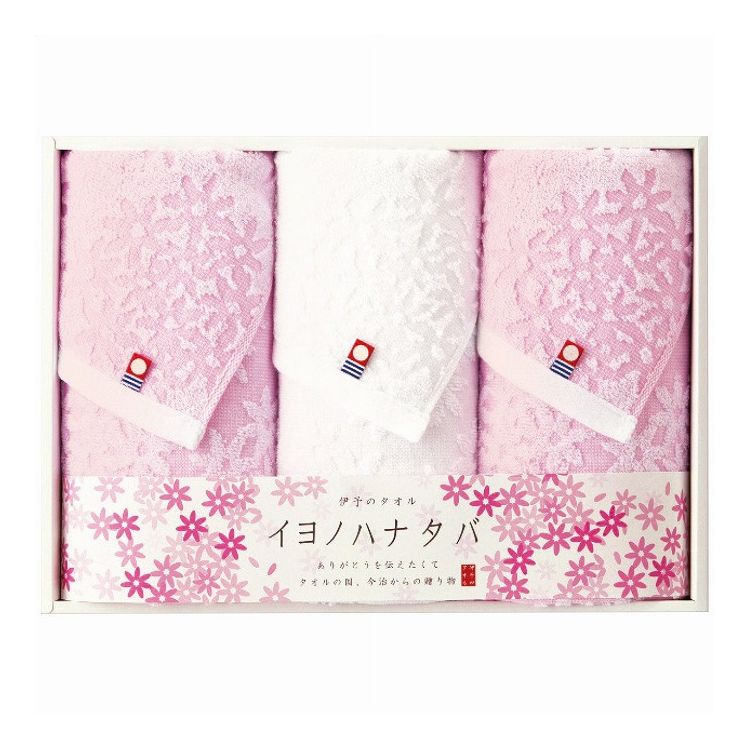 ありがとうを伝えたくてタオルの国、今治からの贈り物。この商品はプラスチックごみを減らすためOPPフィルムの代わりに紙の保護紙を使用しています。【商品区分】雑貨【商品内容】32×73cmフェイスタオル3枚・綿100％・［日本製］【メーカー名】...