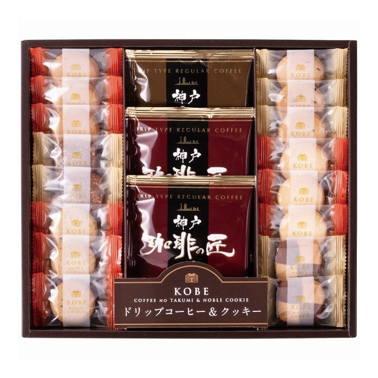 【商品説明】簡易ドリップコーヒーと6種類のクッキーの詰め合わせです。原材料表記【レギュラーコーヒー】コーヒー豆（粉）生豆生産国名スペシャルブレンド：ブラジル、コロンビア、インドネシア他キリマンジャロブレンド：タンザニア、ブラジル、コロンビア...