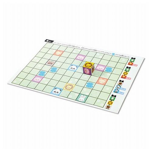 【商品特長】キューブをコロコロ、ゴールで絵柄がそろえば快感!解答例付【仕様】商品サイズ:キューブ:36×36×36mm、シート:320×470mmセット内容:本体×1重量:38g材質:紙、PP包装形態:OPP袋包装サイズ:260x160x4...