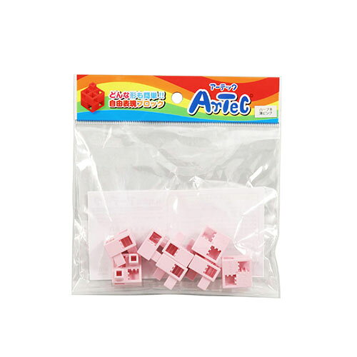 【商品説明】Artecブロック【商品詳細】商品サイズ(単位mm):ブロック ハーフB:W20×H20×D10mmセット内容:ブロック　ハーフB×8pcs重量(g):23g材質:ブロック:ABS包装サイズ:150x138x20mm【特長】Ar...