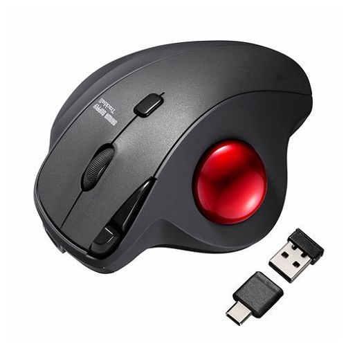 【商品説明】●指でボールを転がしてカーソルを操作する、トラックボールです。●力まずリラックスした状態で使用できる、親指操作タイプです。●手のひらを軽く添えるだけでフィットするエルゴノミクス形状です。●親指で動かすのにちょうど良い34mm中型...