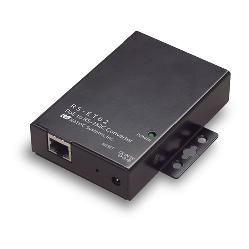 RS-232C機器をEthernet接続で制御、PoE対応で電源のない場所にも設置可能【商品説明】●RS-232C機器をEthernet経由で制御・管理●PoE対応ハブから電源供給●PCレス用途に適した対向モードにも対応●対向モード(ネット...