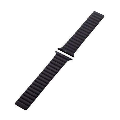 バンドに埋め込まれたマグネットで、バックルを使わず簡単に装着できるAppleWatch用マグネットバンドです。細かな長さ調整も簡単にできて手首にしなやかにフィットします。柔らかく装着感の良いシリコン製です。汗や水に強く、耐衝撃性に優れたシリ...