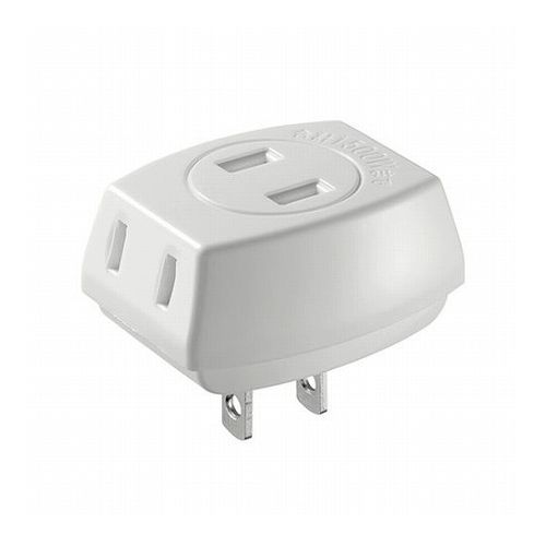 コンセントからの電源を3分配できる。トラッキング火災予防絶縁キャップ付き。ホワイト。●コンセントからの電源を3分配できます。●トラッキング火災予防絶縁キャップ付きです。■定格容量:15A・125V■PSE適合規格:あり■差し込み口形状:2P...