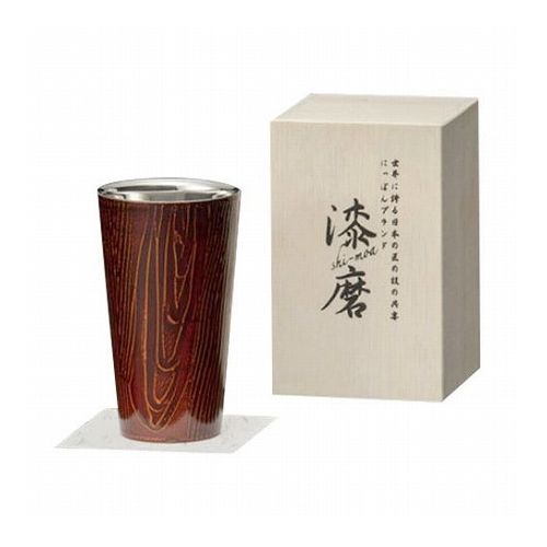 日本の有名産地の熟練された「職人の技」が、ビールや炭酸飲料の旨みを引き出します。燕三条の研磨技術で仕上げたステンレスのボディに伝統工芸・山中漆器の漆塗りを施したカップです。【商品説明】漆磨(シーマ)カップは、燕三条の研磨技術で仕上げたステン...