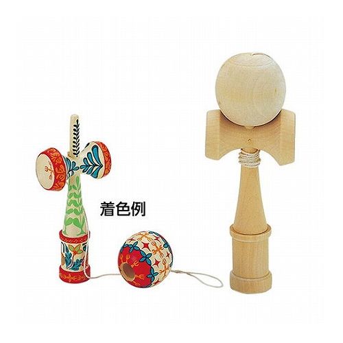 一般玩具 伝承・伝統・昔ながら・懐かし【商品説明】ロングセラー!定番のけん玉!使用できる主な画材:絵の具・油性マーカーおもちゃ,子供向け,子供用,知育,遊び,【商品詳細】【商品サイズ(単位mm)】68×175mm(玉:φ54mm、ひもの長さ...