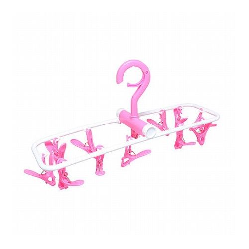 コンパクトに折りたためて旅先での洗濯に便利・防風仕様のフックロック付きで風が吹いても落ちにくい【商品説明】■折りたためるコンパクト設計コンパクトに折りたためるのに、広げればハンカチやタオル、靴下、インナーなどの小物を吊るせるピンチハンガーと...