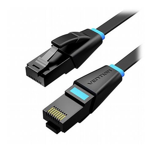 Cat.6 UTP 薄型LANケーブル 2M Black【商品説明】【VENTION LANケーブルの長さは以下の長さを取り扱いしております】 LANケーブル0.5m、LANケーブル1m、LANケーブル1.5m、LANケーブル2m、LANケ...
