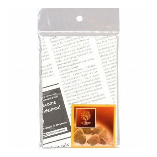 ラフィネ ペーパーお菓子袋マチ付 M ニュースペーパー4枚入ラフィネ ペーパーお菓子袋マチ付 M ニュースペーパー4枚入製品サイズ(約) : 幅100×奥行50×高さ150mm製品重量(約) : 4g素材 : 紙生産国 : 中国【代引きにつ...