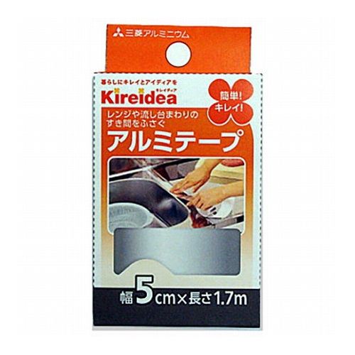 流し台・その他の汚れ防止に!○流し台のまわりやガス台のすき間をふさぐ!商品サイズ(約) : 幅5cm×長さ1.7m重量(約) : 33g外箱サイズ(約) : 346×325×125mm重量(約) : 2.0kg素材 : アルミニウム箔生産国...