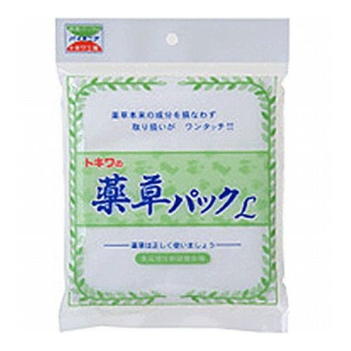 薬草本来の成分を損なわず、取り扱いがワンタッチ!!他にはないたっぷりサイズ。○Lサイズは14cm×15cmあるので、数種類の薬草や茶類をまとめて入れることができ、また入口が大きいので中身を簡単に入れられます。○「薬草パックL」の容量は、お茶...
