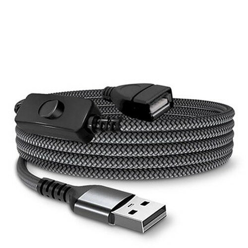 延長だけでなく通電のON/OFFも可能なUSB延長ケーブル特長USB-Aコネクタを持つUSB電源のポートを延長するロングケーブルです。延長することで、既存のUSBケーブルが短くて届かない状況の改善等に役立ちます。■スイッチで電源の管理ケーブ...