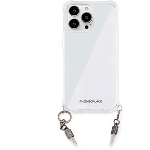 PHONECKLACE「ロープショルダーストラップ付きクリアケース」は、肩や首からiPhoneをかけることができるクロスボディケースです。特長PHONECKLACE「ロープショルダーストラップ付きクリアケース」は、肩や首からiPhoneをか...