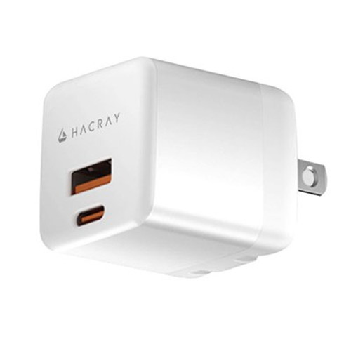 超小型デザインにUSB-A及びUSB-Cの2ポートを搭載。海外電圧対応で国内外問わず出張や旅行に最適な充電器特長HACRAYUSB-C/A20WPD急速充電アダプタは、超小型デザインに、USB-A及びUSB-Cの2ポート搭載しており、様々な...