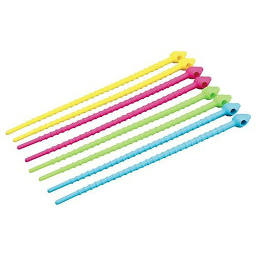 繰り返し使えるシリコン製のバンドです。特長●特徴・ゴミ袋を一時的にしばっておいたり、ケーブルを束ねてすっきりさせたりできます。・シリコンゴム製なので何度でも繰り返し使えます。・耐熱温度200℃(目安)●商品説明・繰り返し使えるシリコン製のバ...