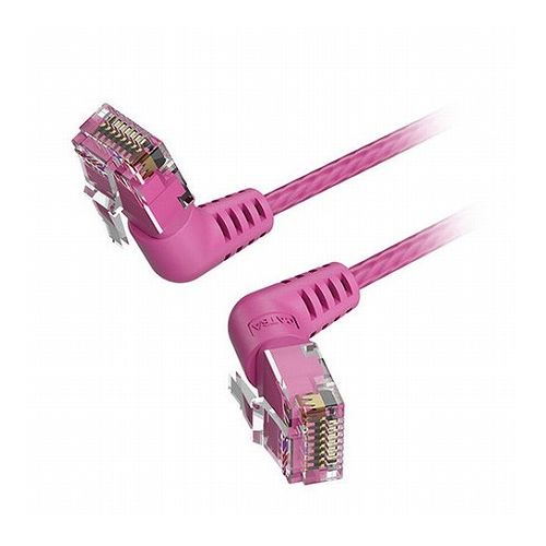 Cat.6aLANケーブルUTP直角コネクタ360°スイングタイプピンク3mピンク特長モデル:IBOカラー:ピンクインターフェイス:RJ45電気めっき加工:金メッキデータ転送速度:10Gbpsコンダクター:無酸素銅ジャケット:PVCワイヤー...