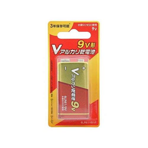 【商品詳細】・9Vアルカリ乾電池1本です。・保存可能期間は3年(保存条件JIS準拠)【仕様】・入数 : 1本・水銀 : 0(ゼロ)使用・グリーン購入法 : 適合・保証期間 : 6ヶ月※保証は本製品のみとなります。※本製品を使用した事による直...
