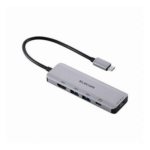 USB Type-C(TM)5in1ドッキングステーション (20W 出力対応)■パソコンへ最大85Wと、スマートフォンなどへ最大20W充電ができる!USB Power Delivery対応のドッキングステーションです。■安定接続のための独...