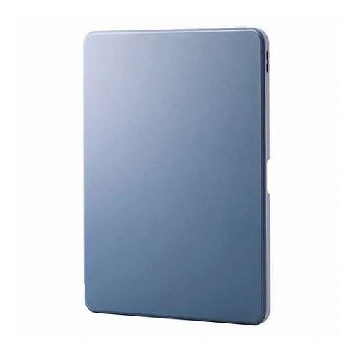 13インチiPad Pro(M4) フラップケース 360度回転 背面クリア 2アングル スリープ ブルーグレー■360度回転でき、縦向き、横向きのお好きな角度で使用できる、マグネット着脱フラップケースです。■フラップ部をマグネットで簡単に...