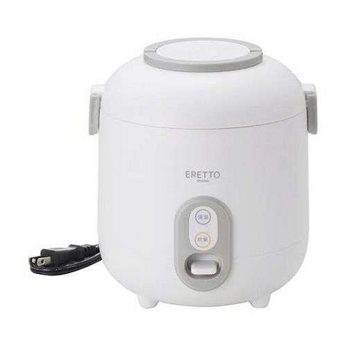 0.5合からごはんが炊ける!一人暮らしの方にもおすすめ。コンパクトなサイズの炊飯器。スイッチ1つで簡単に炊飯できます。持ち手付きなので移動も楽々。メーカー品番:ET-110セット内容:しゃもじ・計量カップ付サイズ:18.4×18.7×20....