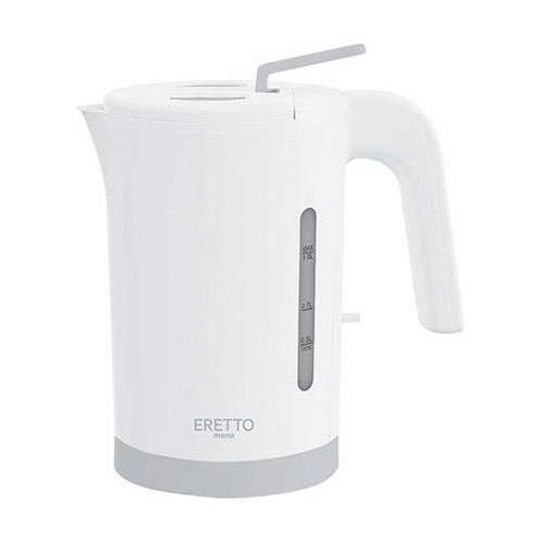 沸騰すると自動的に電源が切れるので無駄な電気を使いません。メーカー品番:ET-115内容物:本体(約1リットル)(約212×130×235mm)×1素材:PP電源:AC100V-670W生産国:中国パッケージ形態:化粧箱箱サイズ:約210×...
