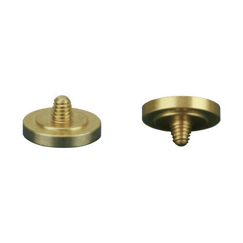 ●直径(約) : 10mm●主要材質 : 真鍮製●ネジ込み式●カラー : ゴールド●原産国 : 中国【配送について】こちらはメール便での発送となります。メール便でのお届はポストインです。下記の事項は対応できませんのでご確認ください。■時間指...
