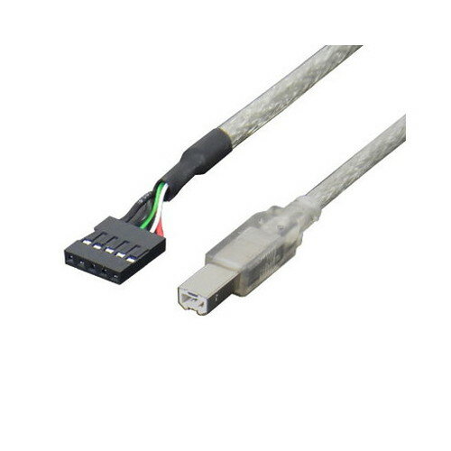 ケーブルUSB M/B(4P)→B(オス)●マザーボードのUSB端子からBタイプに 40cm【配送について】こちらはメール便での発送となります。メール便でのお届はポストインです。下記の事項は対応できませんのでご確認ください。■時間指定・到着...