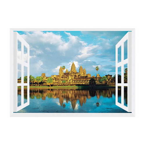 ●水に濡らして簡単に貼り付けでき何度も貼りなおせるポスター●窓のない浴室でも貼るだけで窓が出現浴室に窓が欲しい・・・というあなたにオススメのお風呂のポスターです。窓枠が描かれているので、まるで窓から外を眺めているような不思議な感覚に。風景は...