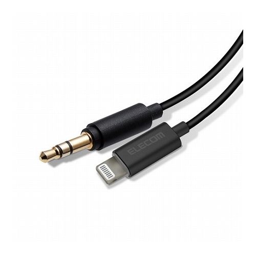 iPhoneやiPadなどのLightningコネクタ搭載機器と、スピーカーやコンポ、カーステレオ、Bluetooth(R)スピーカーφ3.5AUXINポートを接続することで、手軽に音楽を楽しめるLightning-φ3.5変換AUXケーブ...
