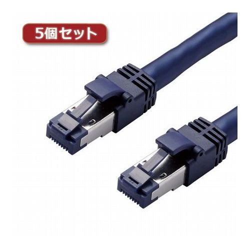 高速光通信に最適な次世代40ギガビットイーサネットの「40GBASE-T」に対応したカテゴリー8対応LANケーブルです。カテゴリー6の8倍である2000MHzまでの高周波帯域まで対応しており、ノイズ干渉にも強く、高速で安定したネットワーク環...