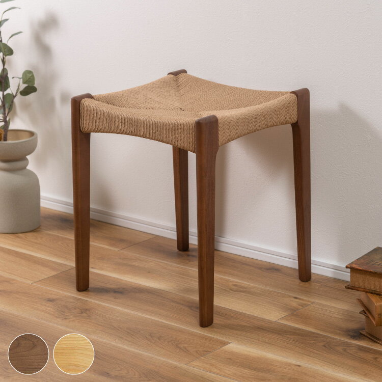 ■商品サイズ幅40×奥行40×高さ46×座面高さ45cm■素材天然木(アッシュ) ウレタン塗装 ペーパーコード■生産国ベトナム■特徴デザイン性の高いすっきりとしたフォルムとフィット感のある座り心地が人気のペーパーコードシリーズにスツールとベ...